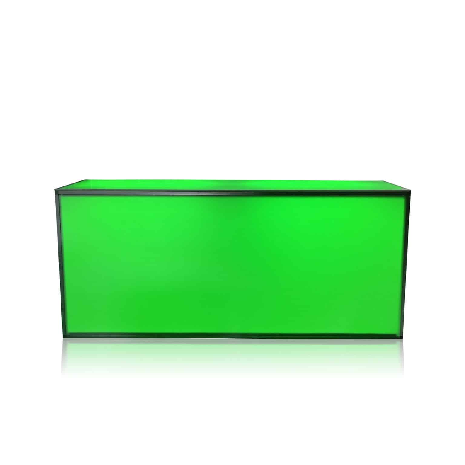 8ft LED Light Up Bar & Counter Rental | Custom Branded Event Bar