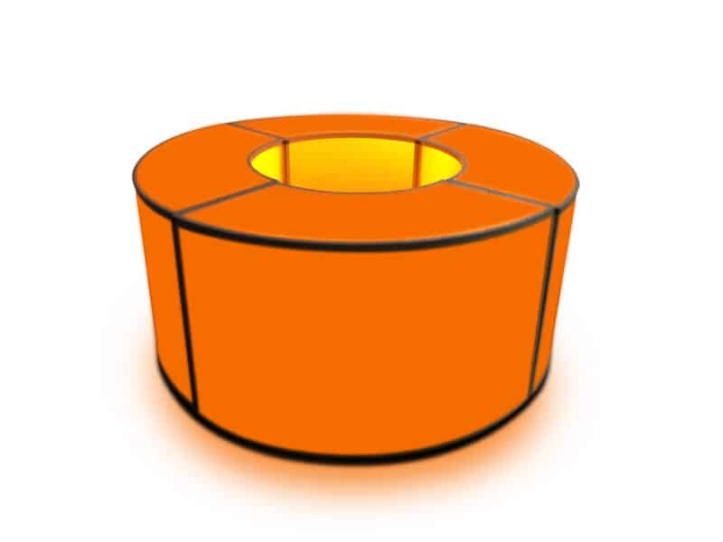 8ft Round LED Bar Rental | LED Event Bar Counter