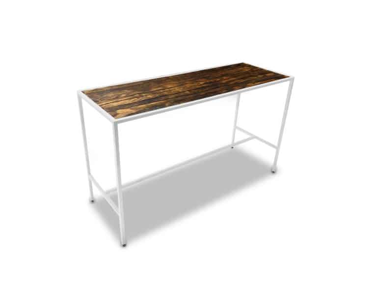 WHITE BALI COMMUNAL BAR TABLE - Modern Event Rental