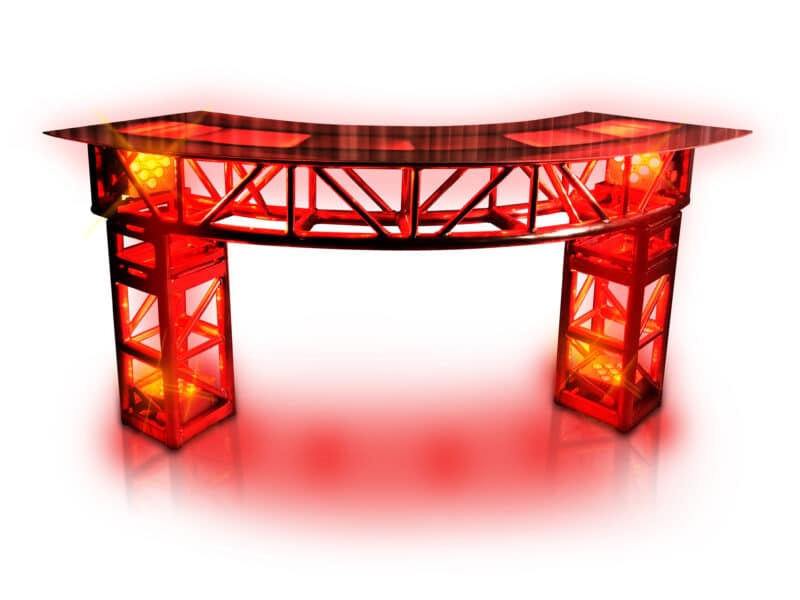SMALL CURVED TRUSS BAR | Modern Event Rental