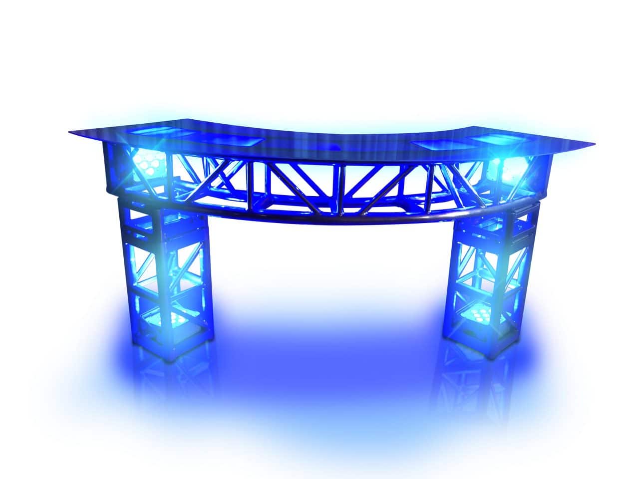 Small Curved Truss Bar | Modern Event Rental