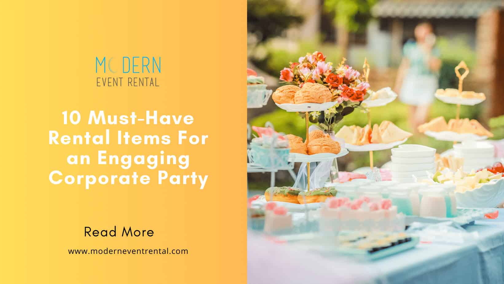 10 Must-Have Rental Items For an Engaging Corporate Party