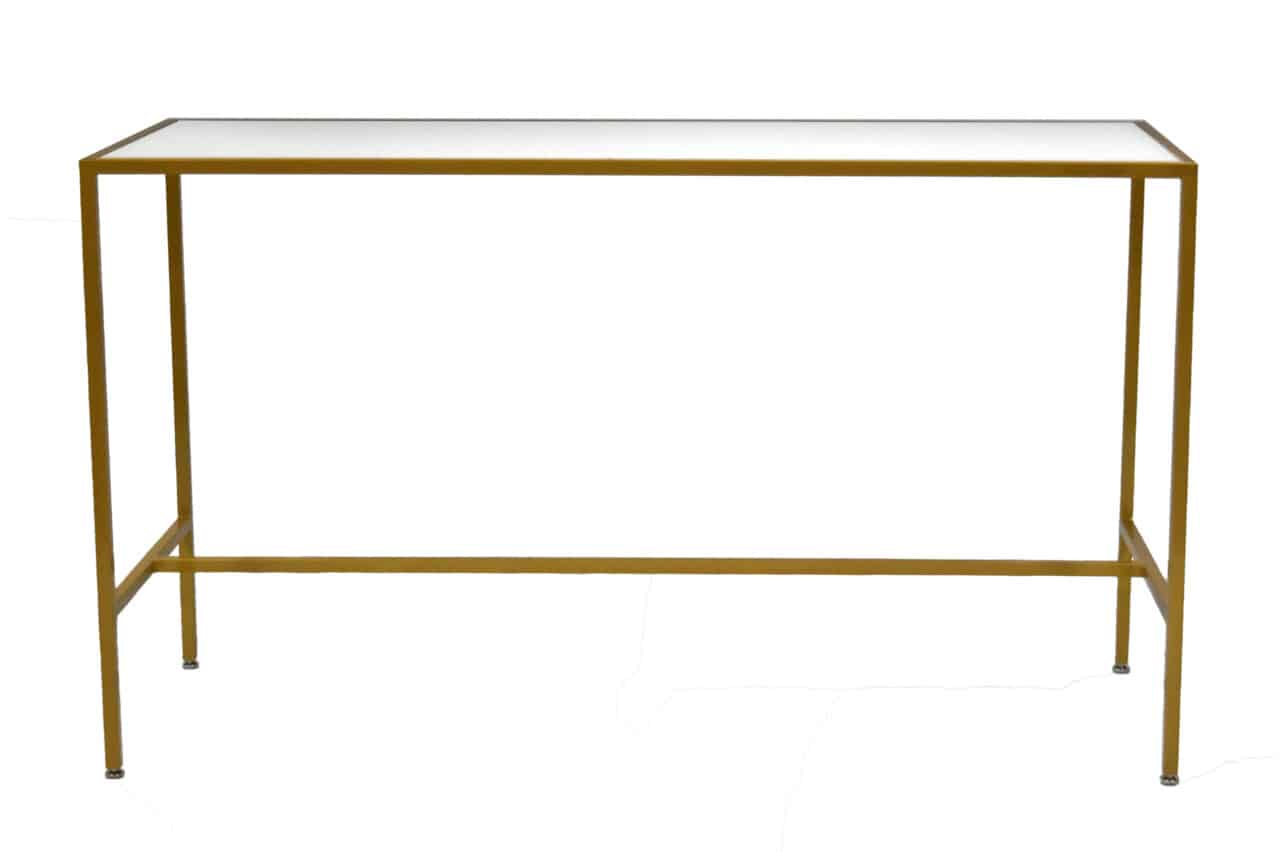 BALI GOLD COMMUNAL BAR TABLE | Modern Event Rental