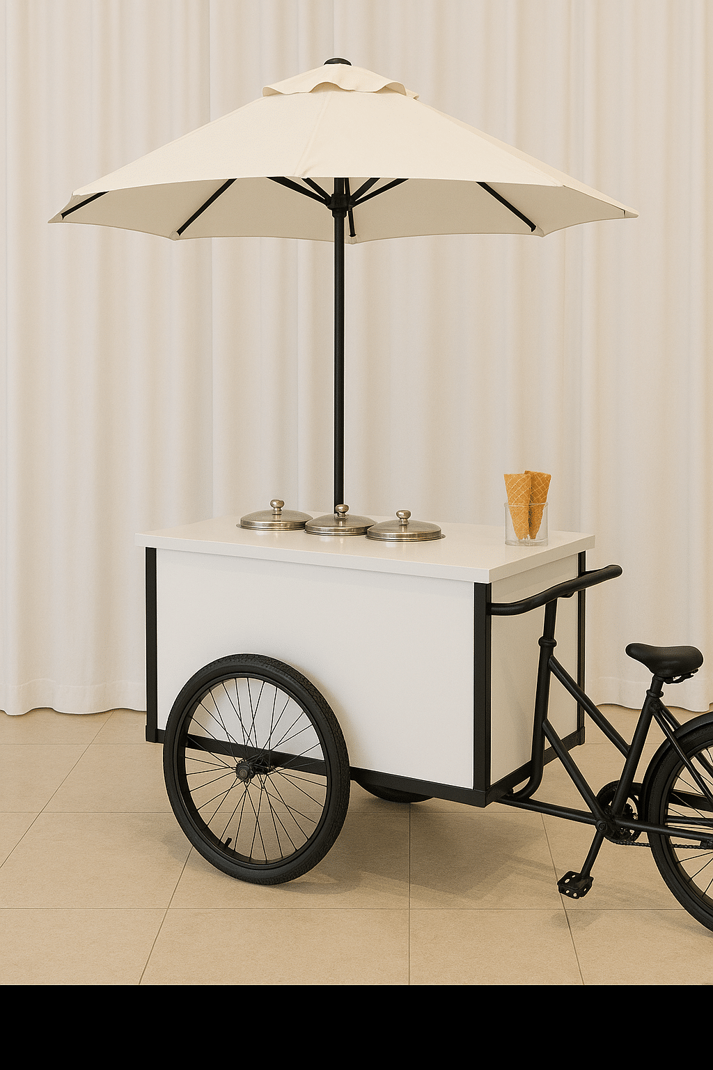 Premium Ice Cream Cart Rental for Events | Modern Event Rental